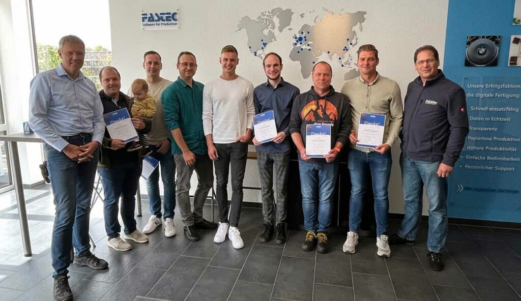 Gleich mehrere Jubilare bei FASTEC - FASTEC